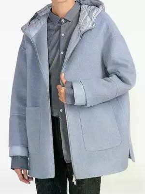 CANADIAN Manomin Hooded Wool-blend Coat