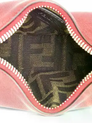 Fendi Fendigraphy Bag Leather Nano Hobo Bag