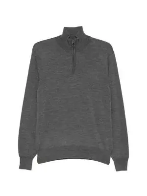 Herno Quarter-zip Sweater - Grey