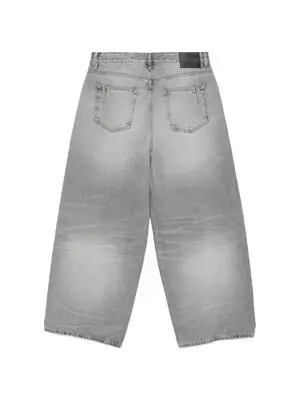 WON HUNDRED Faded-effect Cropped Jeans