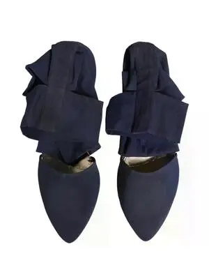 Dolce & Gabbana Ruffled Pointed-toe Ankle Boots