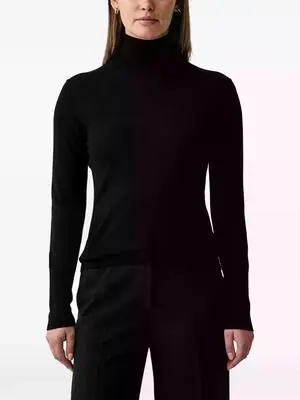 KAOS Roll-neck Wool Sweater - Black