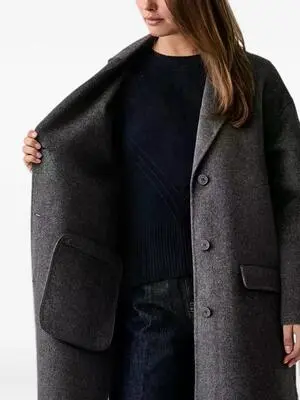 KAOS Notched-lapel Side-slit Coat
