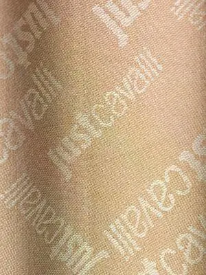 Just Cavalli Logo-jacquard Frayed Scarf