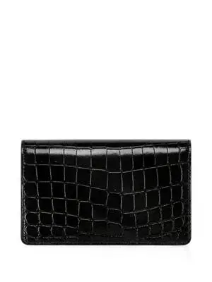 Philipp Plein Croc-effect Leather Clutch Bag