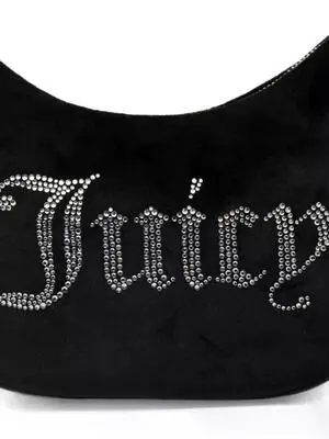 Juicy Couture Kimberly Rhinestone-logo Crescent Shoulder Bag