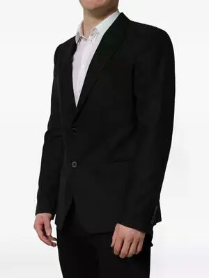 Dolce & Gabbana Single-breasted Wool Blazer - Black