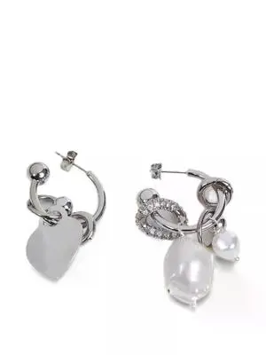 JUSTINE CLENQUET Agyness Pearl-pendant Earrings