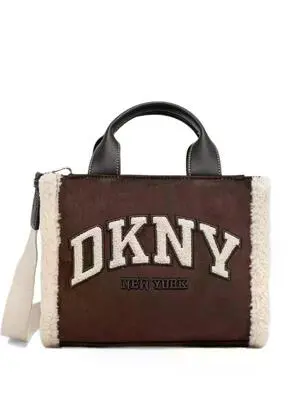 Dkny Small Hadlee Logo-patch Tote Bag