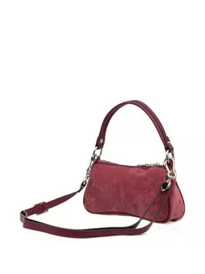 Juicy Couture Kimberly Rhinestone-logo Velvet Shoulder Bag