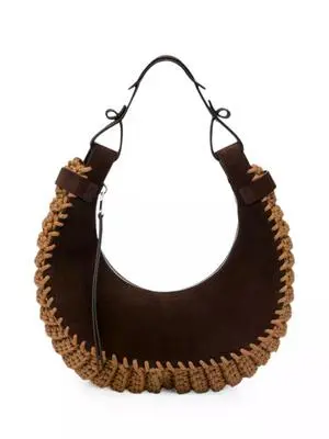 Moschino Crescent Shoulder Bag - Brown