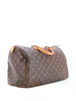 LOUIS VUITTON Speedy Handbag Monogram Canvas 35 Satchel
