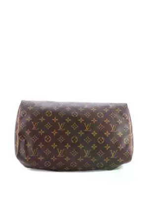 LOUIS VUITTON Speedy Handbag Monogram Canvas 35 Satchel