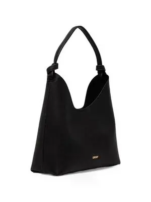 Dkny Knot-detail Pebbled-effect Tote Bag