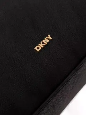 Dkny Knot-detail Pebbled-effect Tote Bag