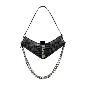 PCFG Boomerang Shoulder Bag - Black