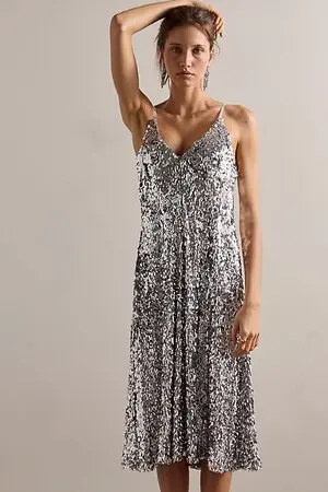 Free People Glow Crazy Midi Slip Dress