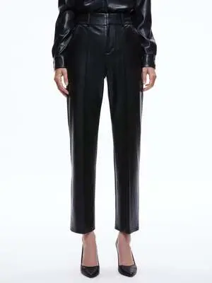 Alice + Olivia Ming Vegan Pant - Black