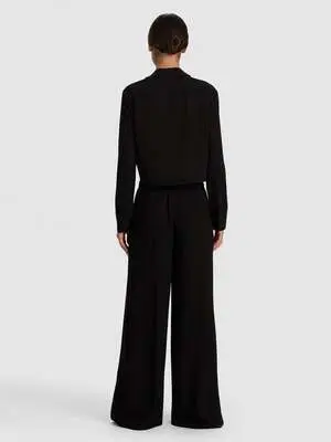 Alice + Olivia Jenna Pleated Wide Leg Pant