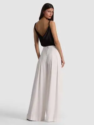 Alice + Olivia Monique Twist Strap Tank - Black
