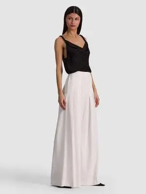 Alice + Olivia Monique Twist Strap Tank - Black