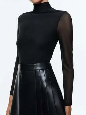 Alice + Olivia Chara Vegan Mini Dress