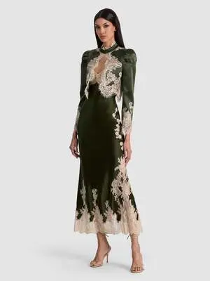 Alice + Olivia Thomasina Lace Cropped Jacket