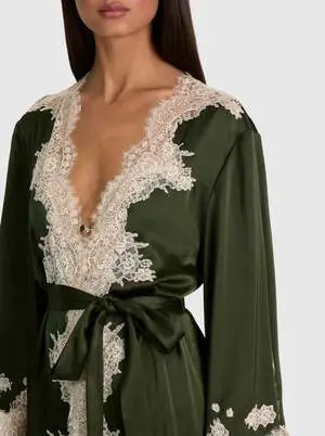 Alice + Olivia Drea Lace Robe