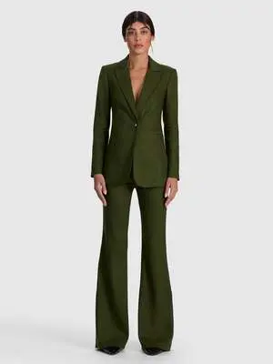 Alice + Olivia Breann Linen Blazer
