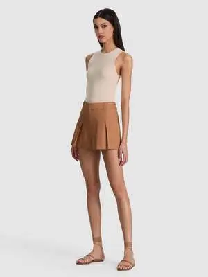 Alice + Olivia Blaire Pleated Short