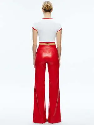 Alice + Olivia Dylan Vegan Pant