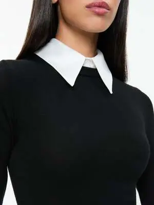 Alice + Olivia Porla Collared Sweater