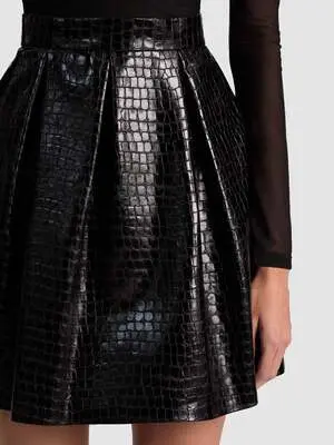 Alice + Olivia Chara Vegan Mini Dress