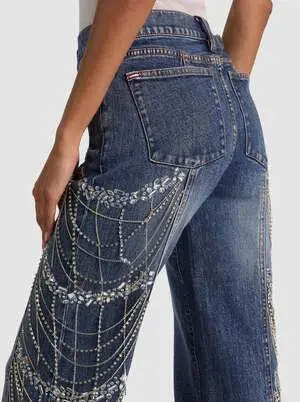 Alice + Olivia Roxie Embellished Jean