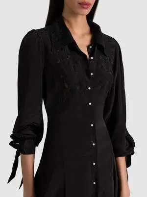 Alice + Olivia Deborah Mini Shirt Dress