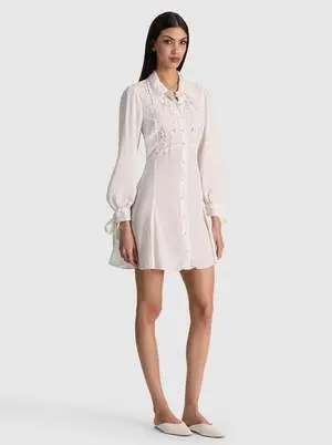 Alice + Olivia Deborah Mini Shirt Dress