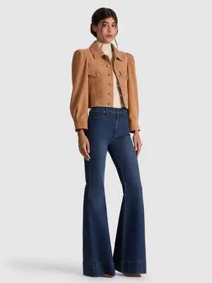 Alice + Olivia Lana Suede Jacket