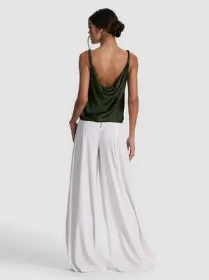 Alice + Olivia Monique Twist Strap Tank