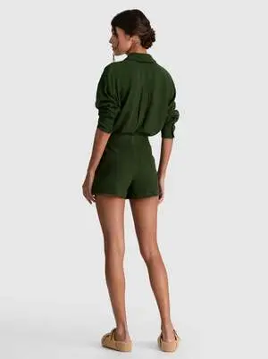 Alice + Olivia Cady Suede Short