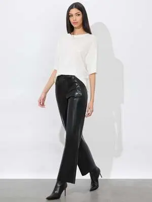 Alice + Olivia Alexander Vegan Trouser