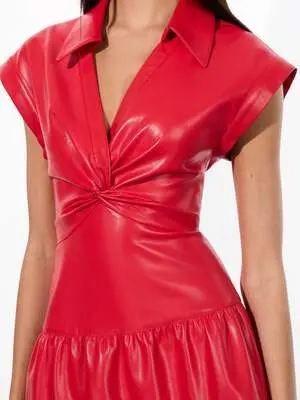 Alice + Olivia Mila Vegan Mini Dress