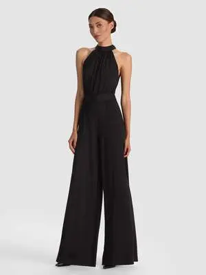 Alice + Olivia Thelma Wide Leg Jumpsuit
