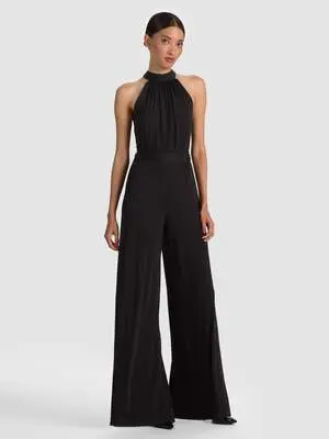 Alice + Olivia Thelma Wide Leg Jumpsuit