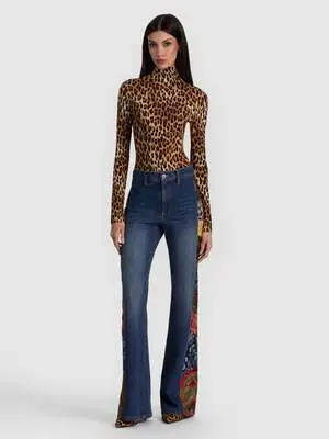 Alice + Olivia Delaina Turtleneck Top