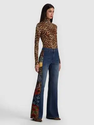 Alice + Olivia Delaina Turtleneck Top