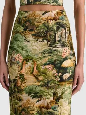 Alice + Olivia Maeve Slip Skirt