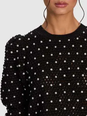 Alice + Olivia Joan Pearl Pullover