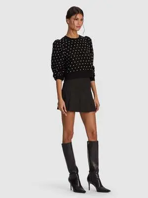 Alice + Olivia Joan Pearl Pullover