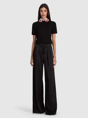 Alice + Olivia Aster Collared Pullover