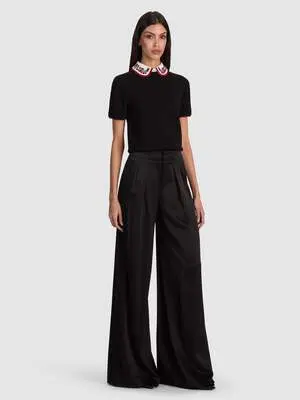 Alice + Olivia Aster Collared Pullover